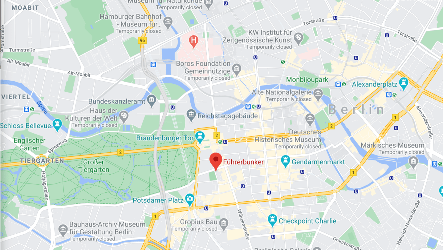 Inside Hitler bunker: Photos and video of the Fuhrerbunker – History Wench